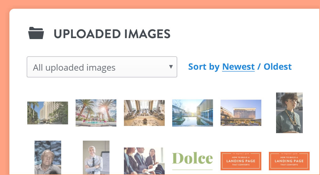 Sort Uploaded Images by Date - Updates - Strikingly
