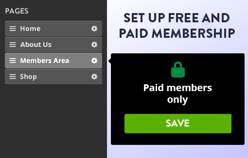 Set Up Free and Paid Membership - Updates - Strikingly
