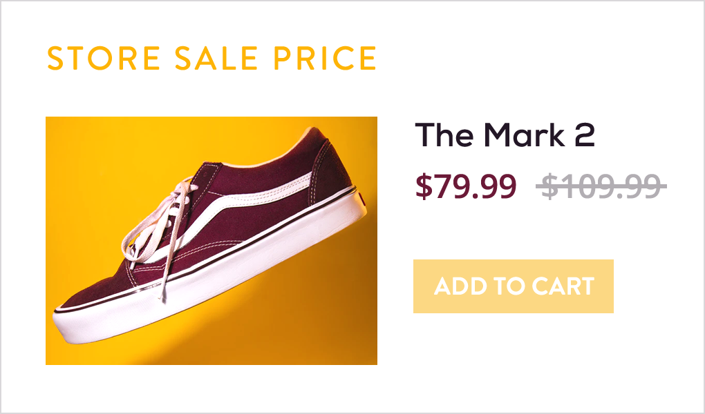 Show Sale Price - Updates - Strikingly