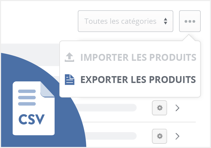 Exporter des produits en vrac - Mises à jour - Strikingly