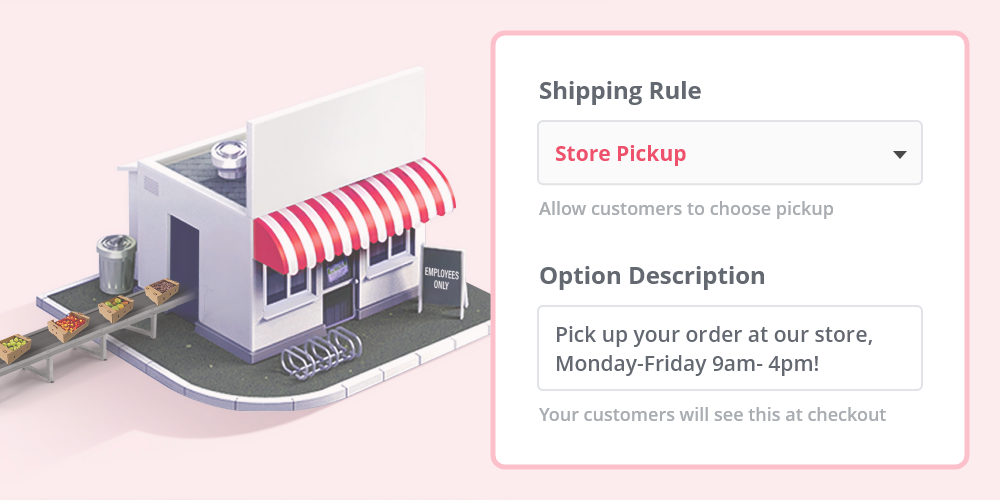 Enable In-Store Pickup - Updates - Strikingly