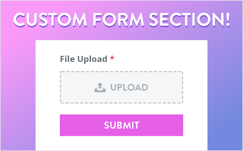 Add File Upload to your Custom Form! - Updates - Strikingly