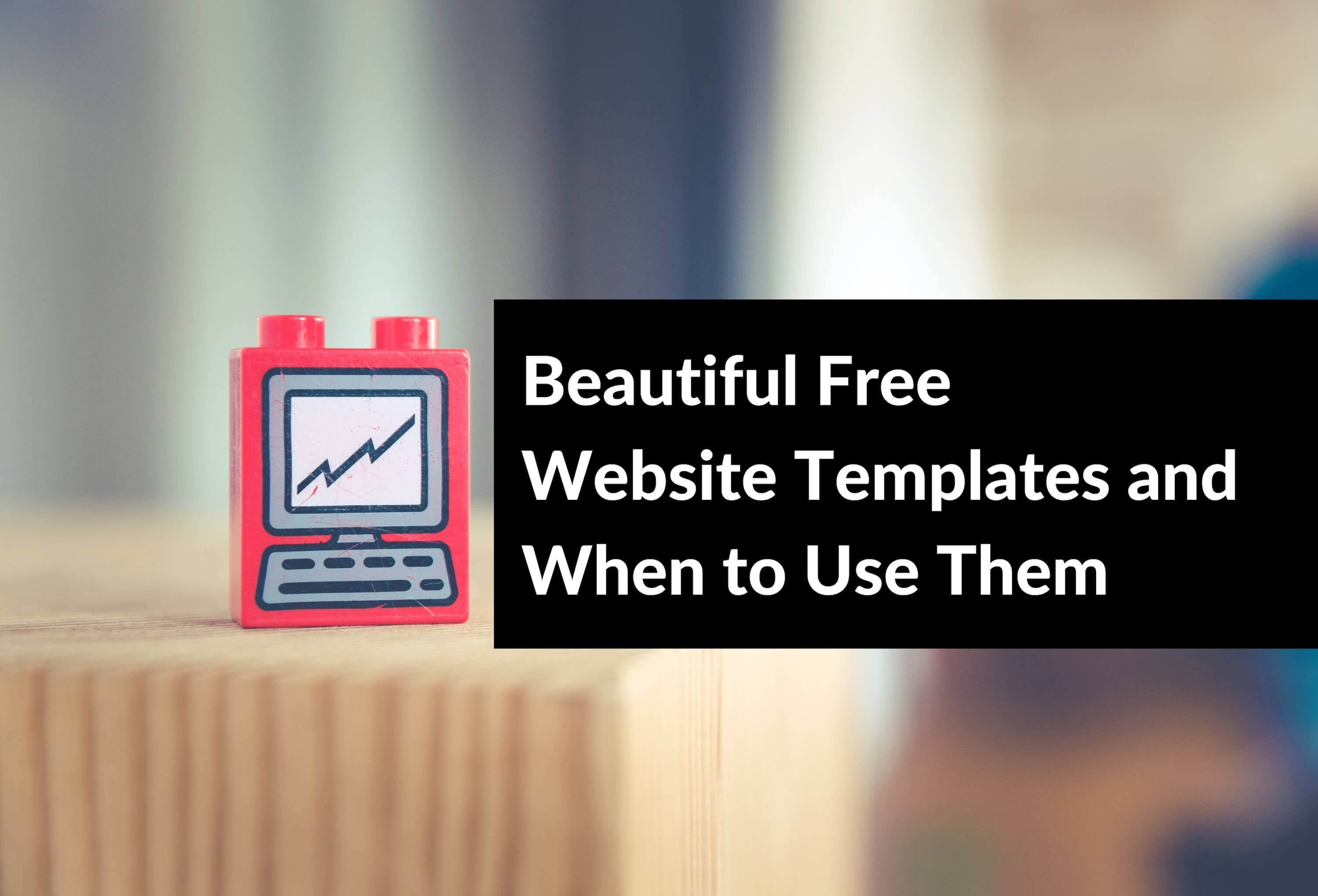 5 Beautiful Free Website Templates and When to Use Them - Building Your ...