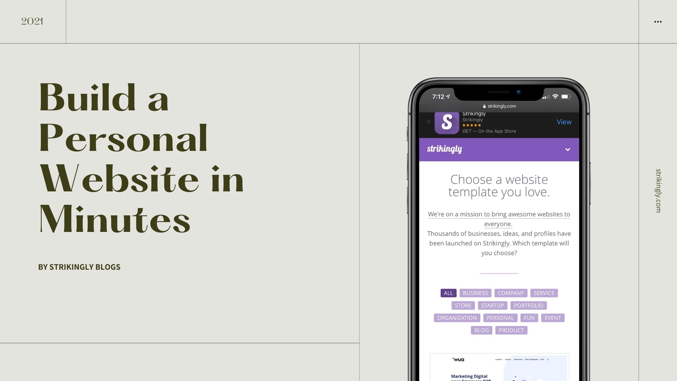 Build a Personal Website that is up to 2021 standards - Building Your ...