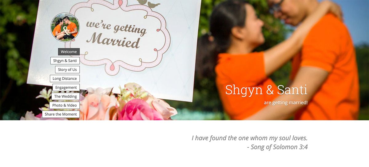 Getting Hitched? Find your Free Wedding Website Inspiration Here ...