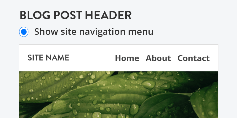 Show Site Menu on Blog Post Page - Building Your Website - Strikingly