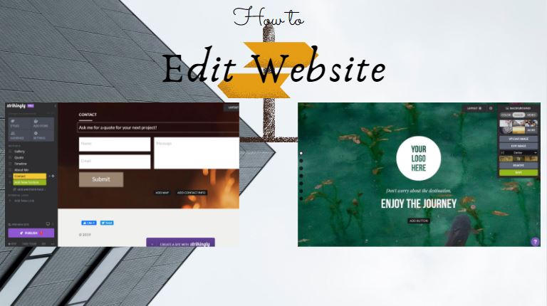 6 Easy Ways On How To Edit Website In A Browser Building Your Website Strikingly
