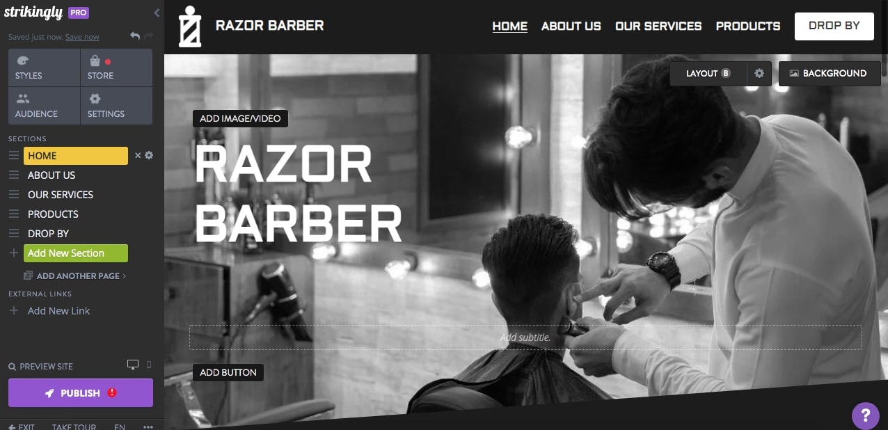 Best Practices When Making a Good-Looking Barber Shop Website ...