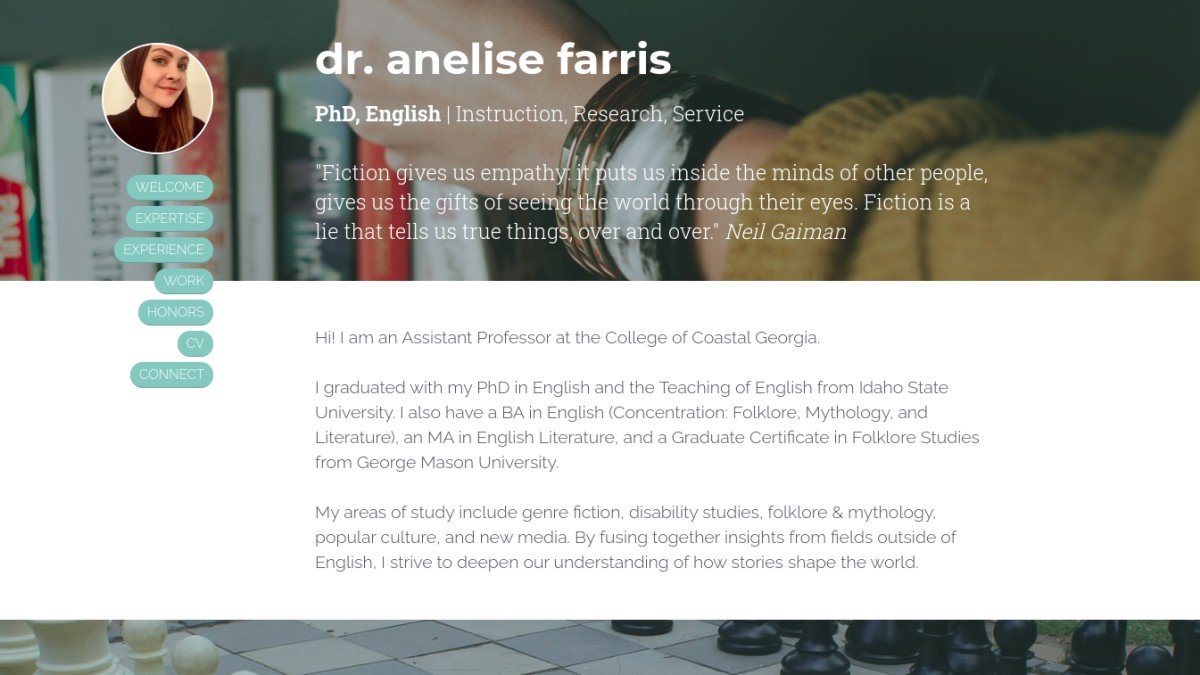 The A - Z Of Professor Websites - Building Your Website - Strikingly