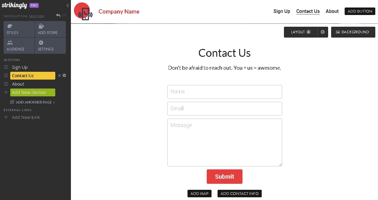 Making a Meetup Website That Matters - Building Your Website - Strikingly