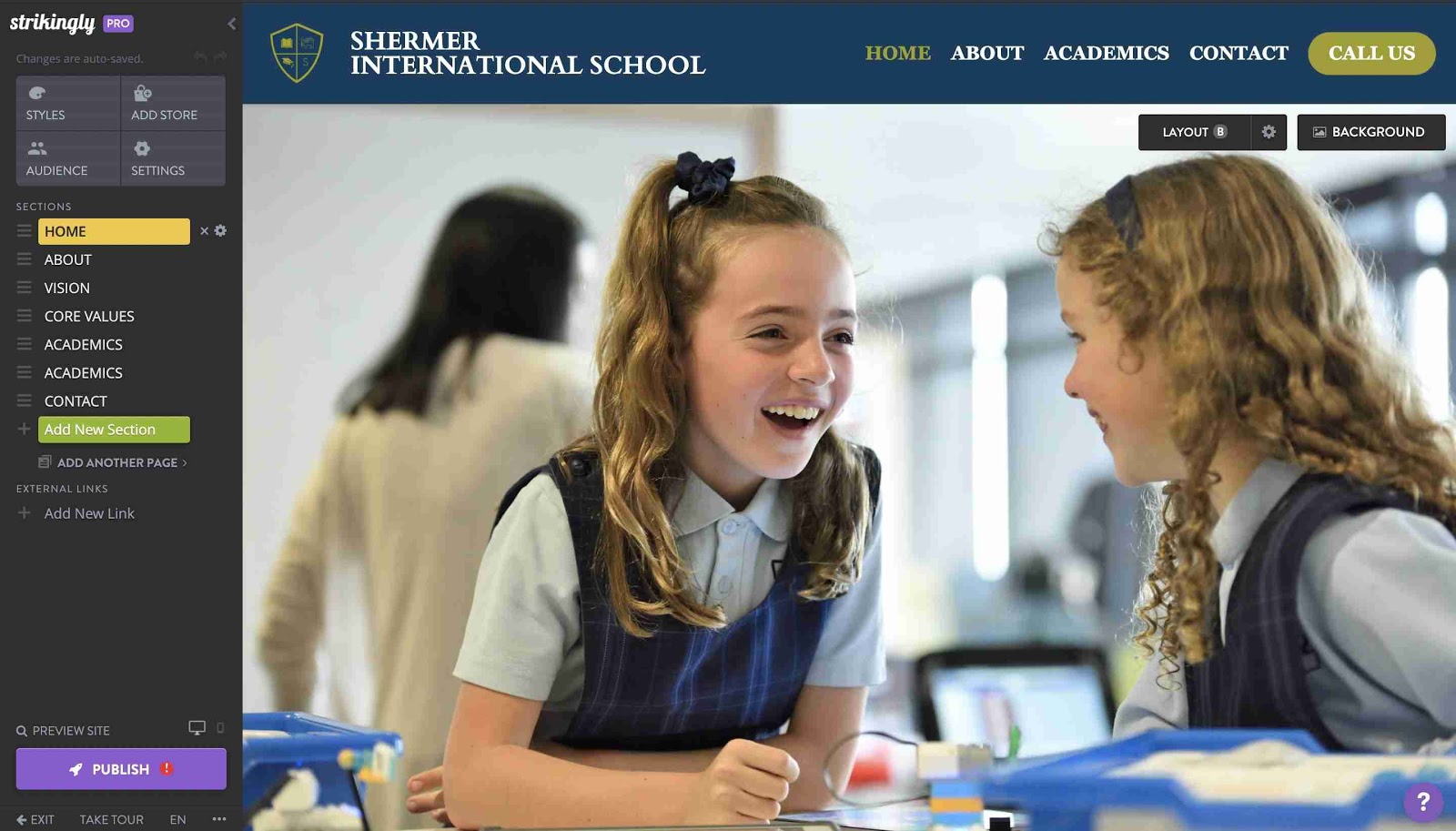 Creating An Education Site Using Education Website Templates - Building ...