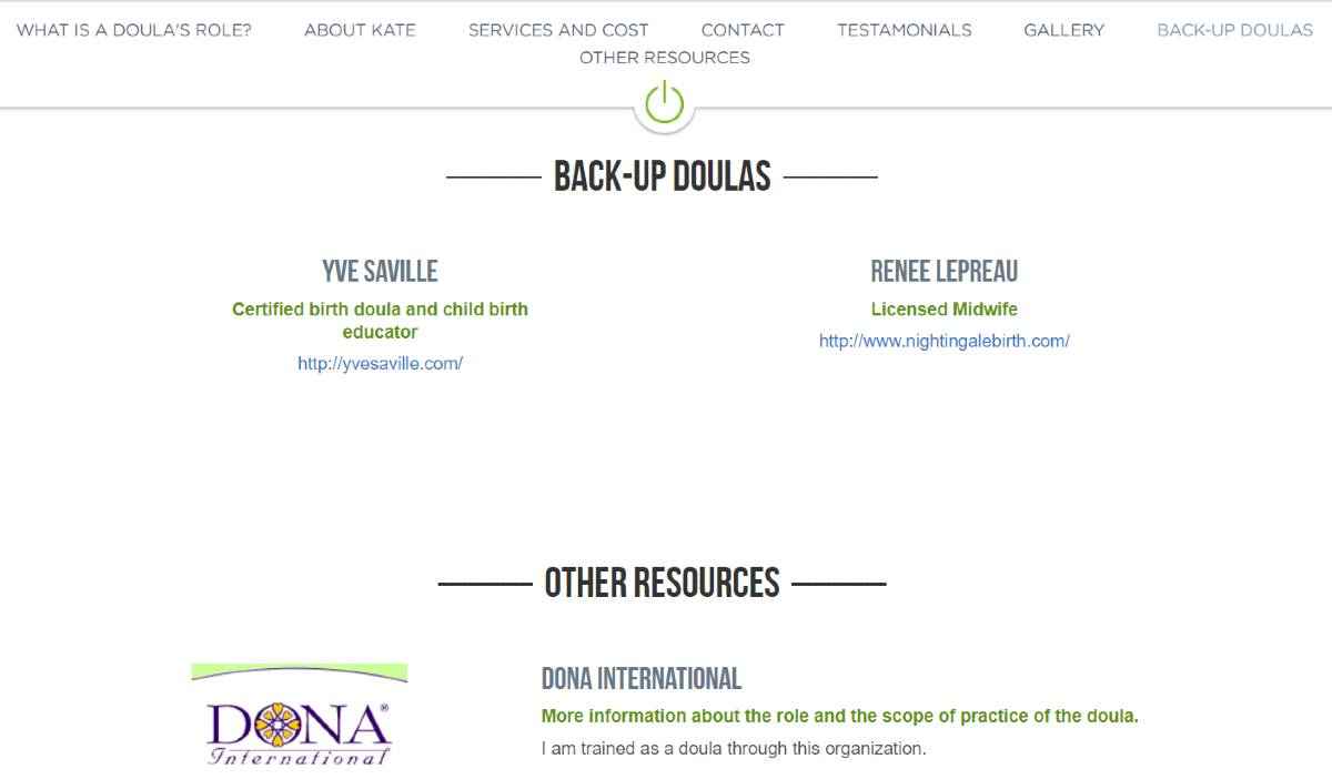 How to Build A Doula Website That Mothers Will Trust - Building Your ...