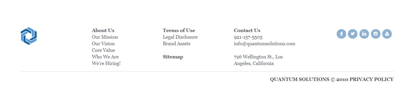 8 Website Footer Elements You Can Feature In Your Website - Building ...