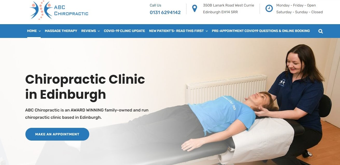 Soothe the Pain and Start Making Your Chiropractic Website - Building ...