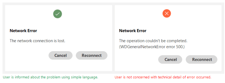 L'art d'écrire un message d'erreur - Créer votre site web - Strikingly