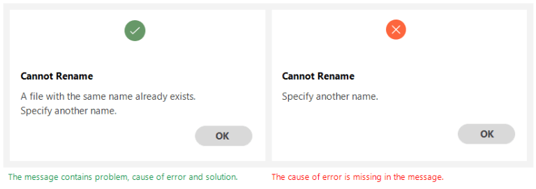 L'art d'écrire un message d'erreur - Créer votre site web - Strikingly