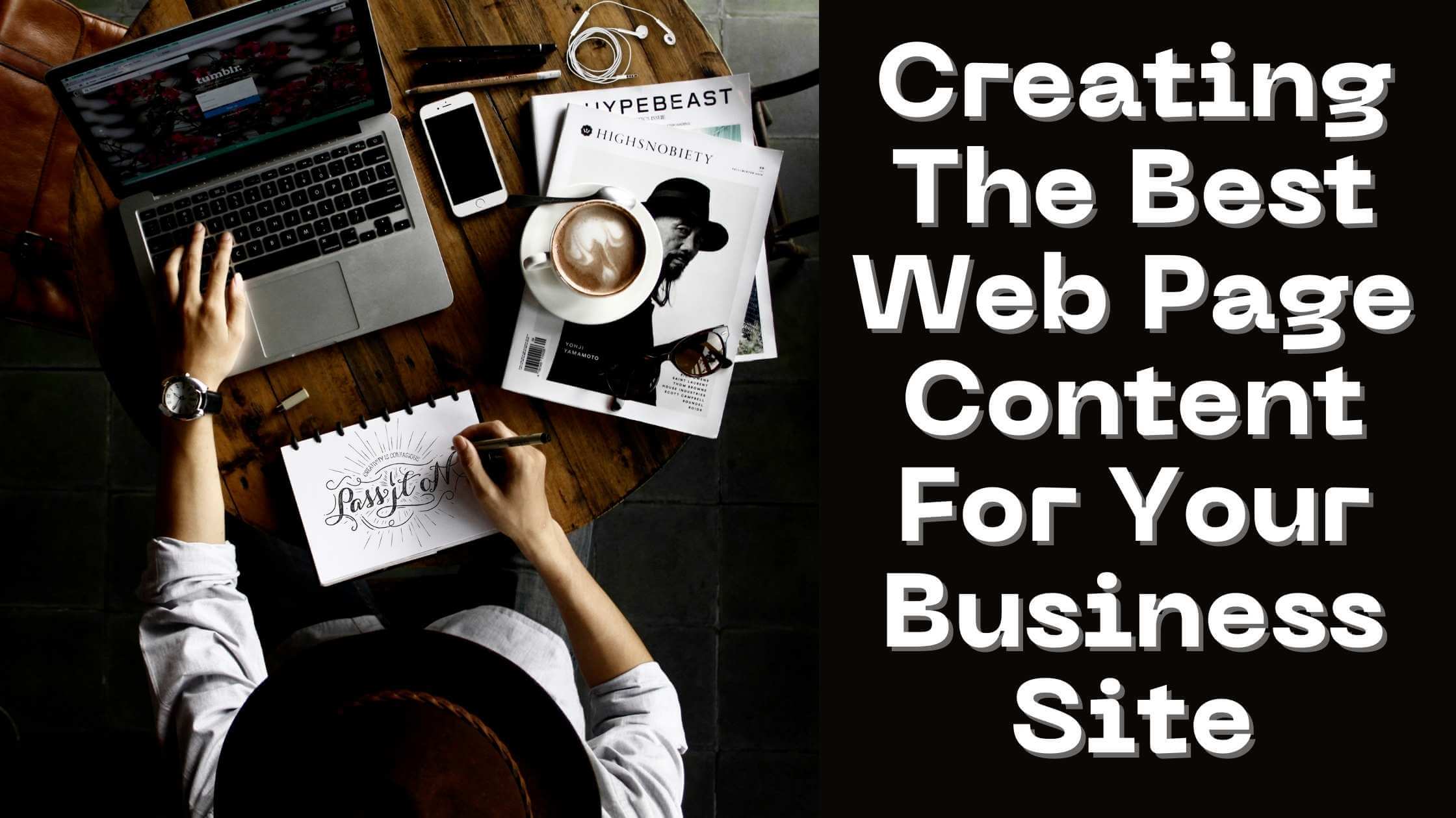 Creating The Best Web Page Content For Your Business Site - Building ...