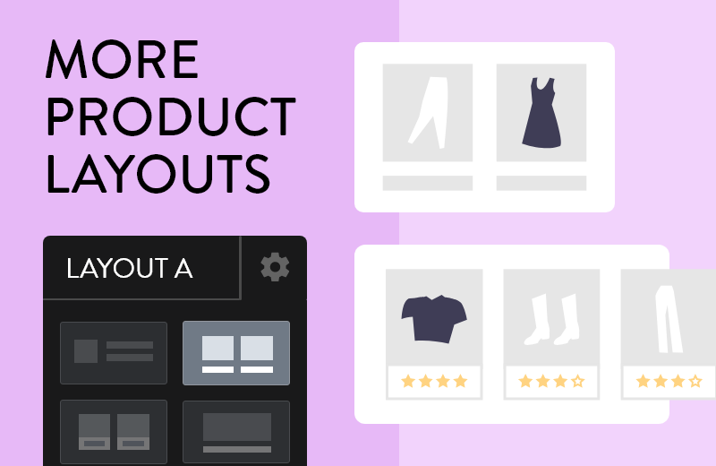 More Product Layouts! - Updates - Strikingly