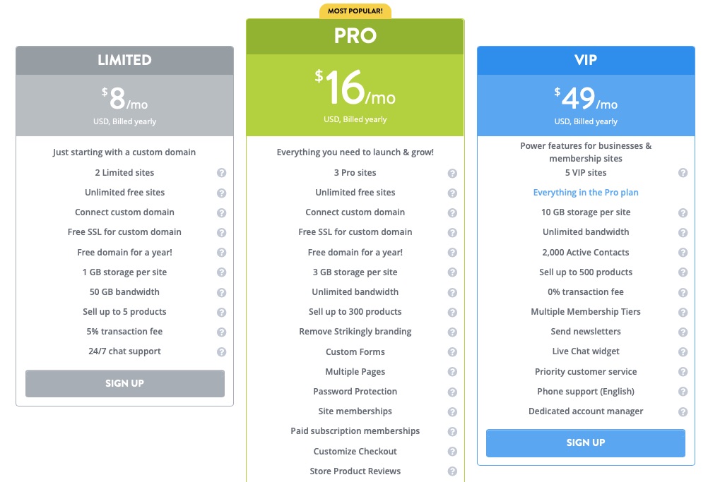 Top 3 Cheap Web Hosting Platforms - Building Your Website - Strikingly