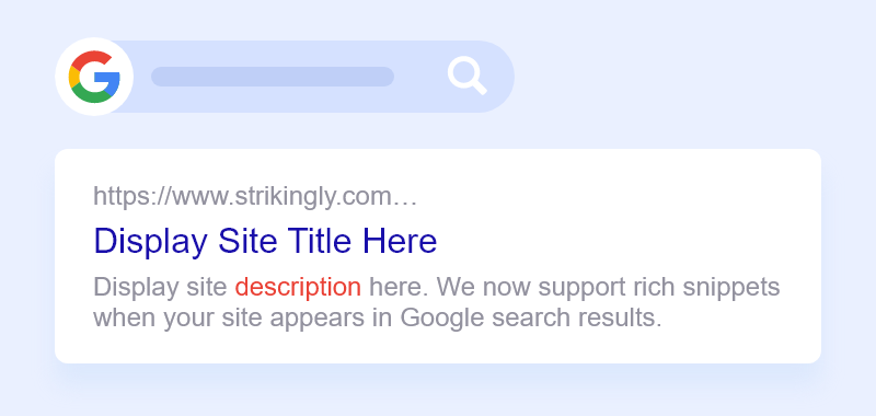 Preview Search Result Listings - Updates - Strikingly