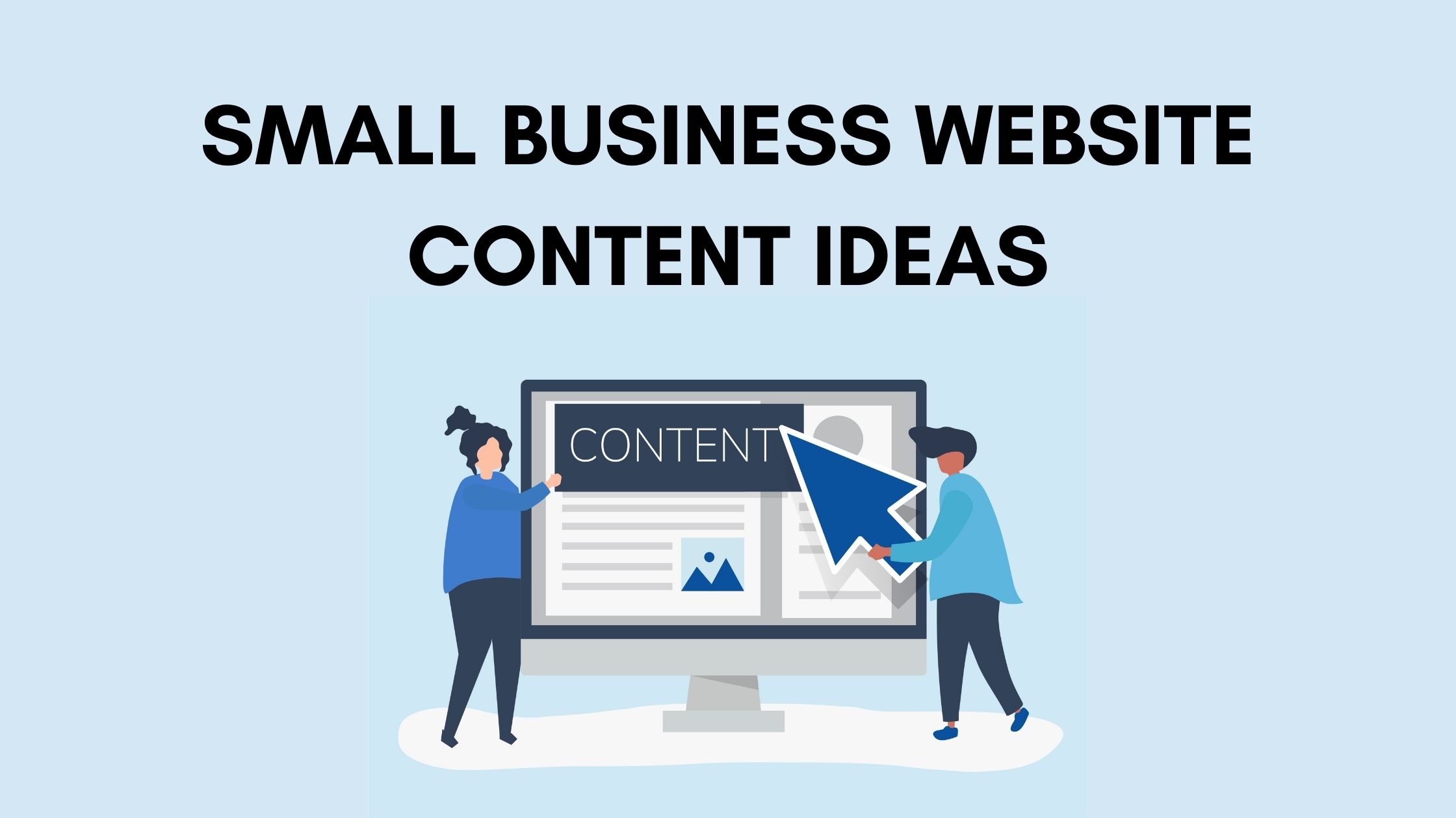 Small Business Website Content Ideas - Building Your Website - Strikingly