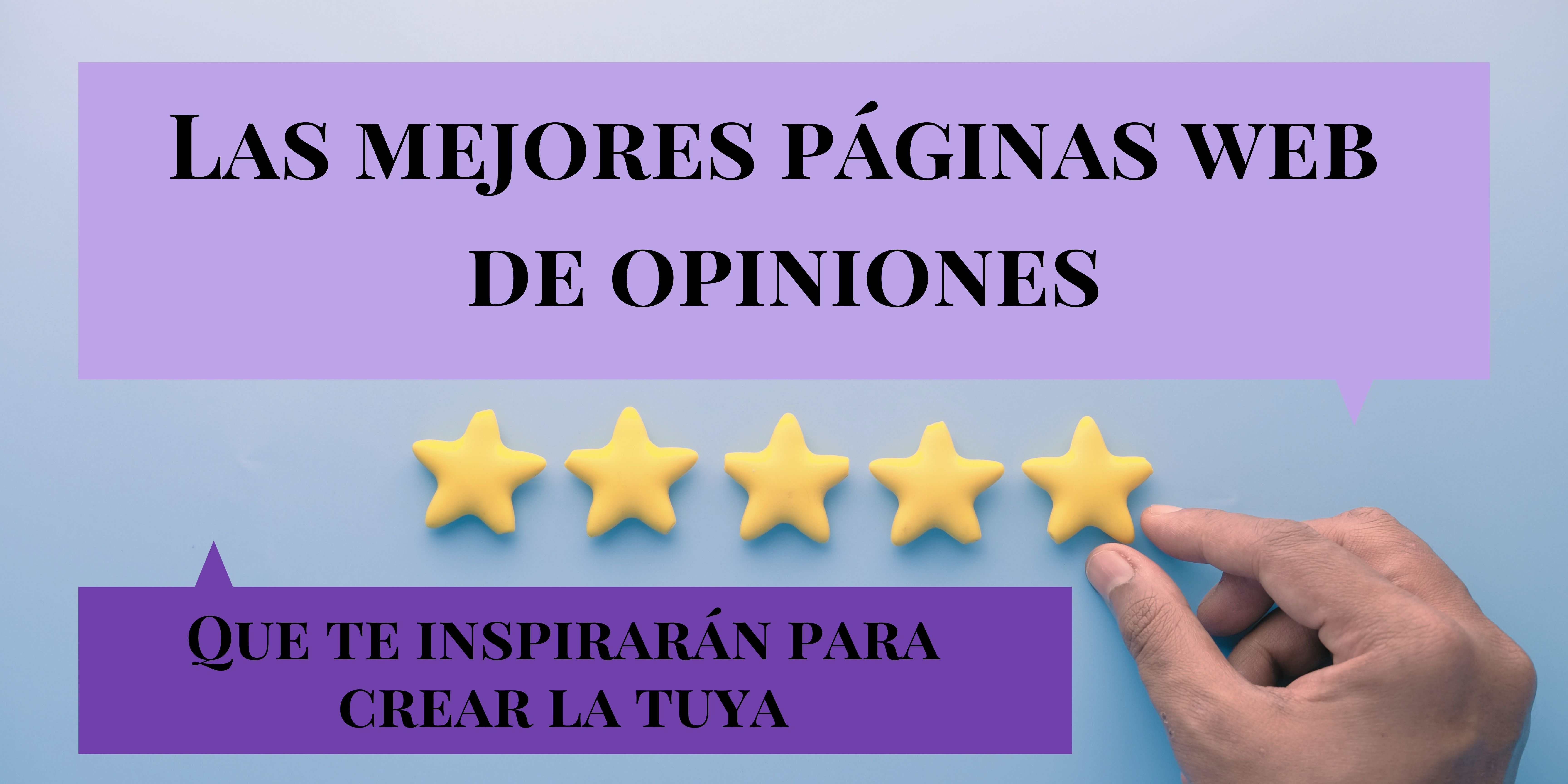 Estas páginas de opiniones harán que quieras crear la tuya propia ...