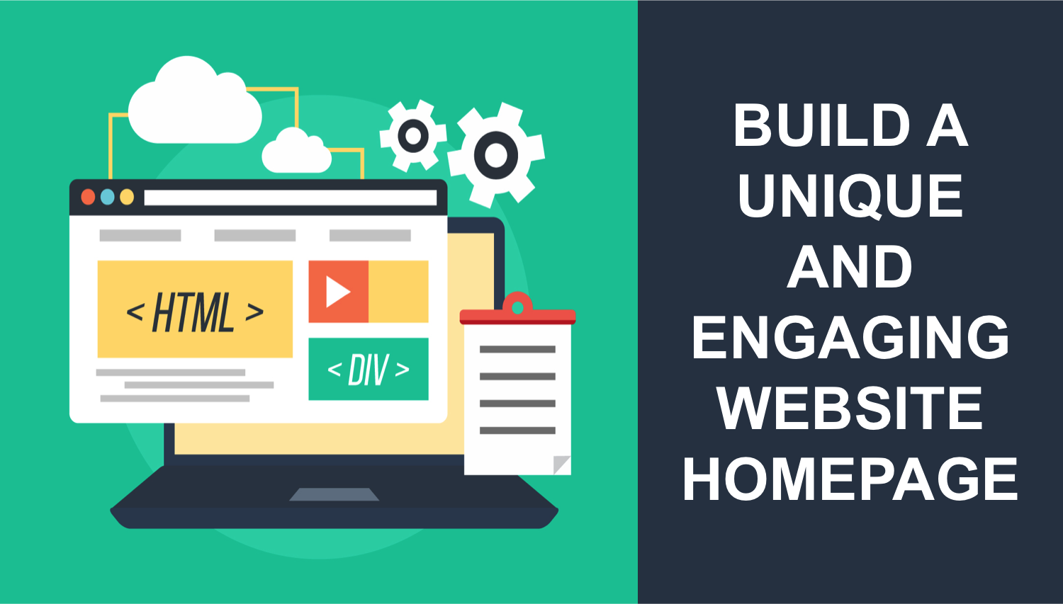 Build a Unique and Engaging Website Homepage - Building Your Website ...