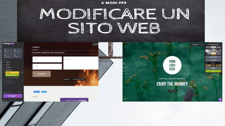 6 modi semplici per la modifica sito web in un browser - Creare il Tuo ...