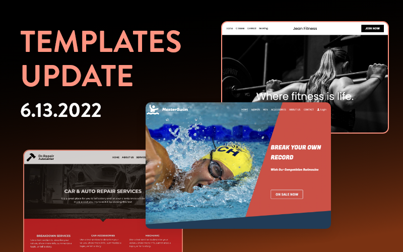 Templates Update - Updates - Strikingly