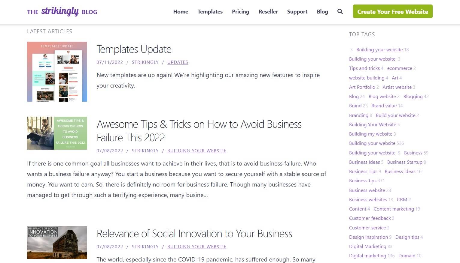 An All-in Guide In Using Web Marketing - Building Your Website - Strikingly