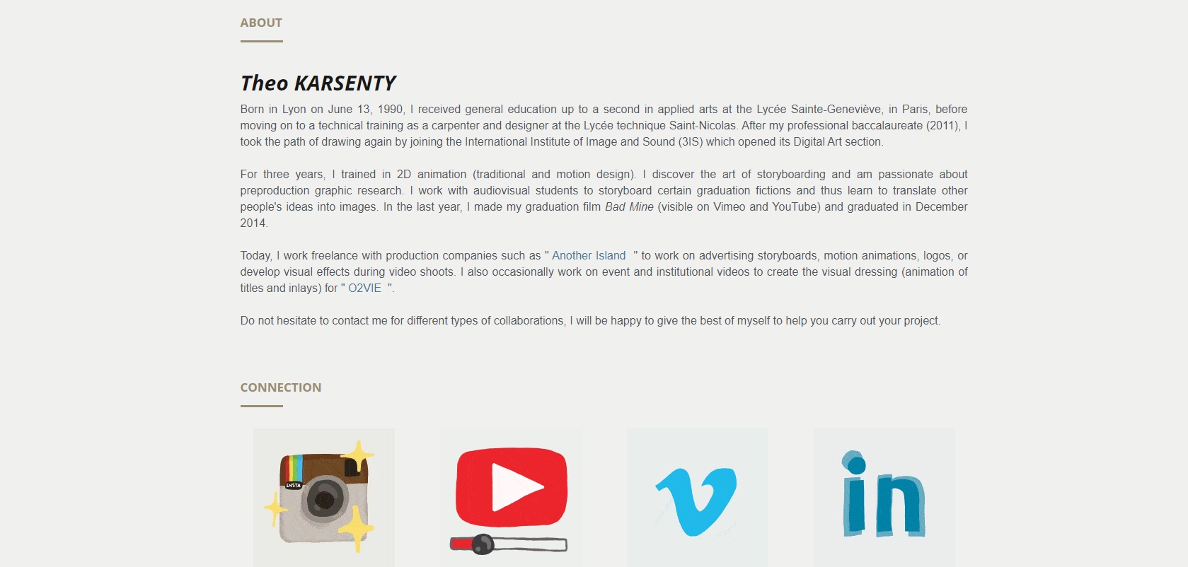 Exemplos de biografia para te inspirar - Construindo Seu Site - Strikingly