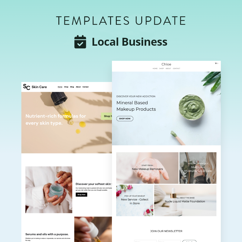 Templates Update - Updates - Strikingly