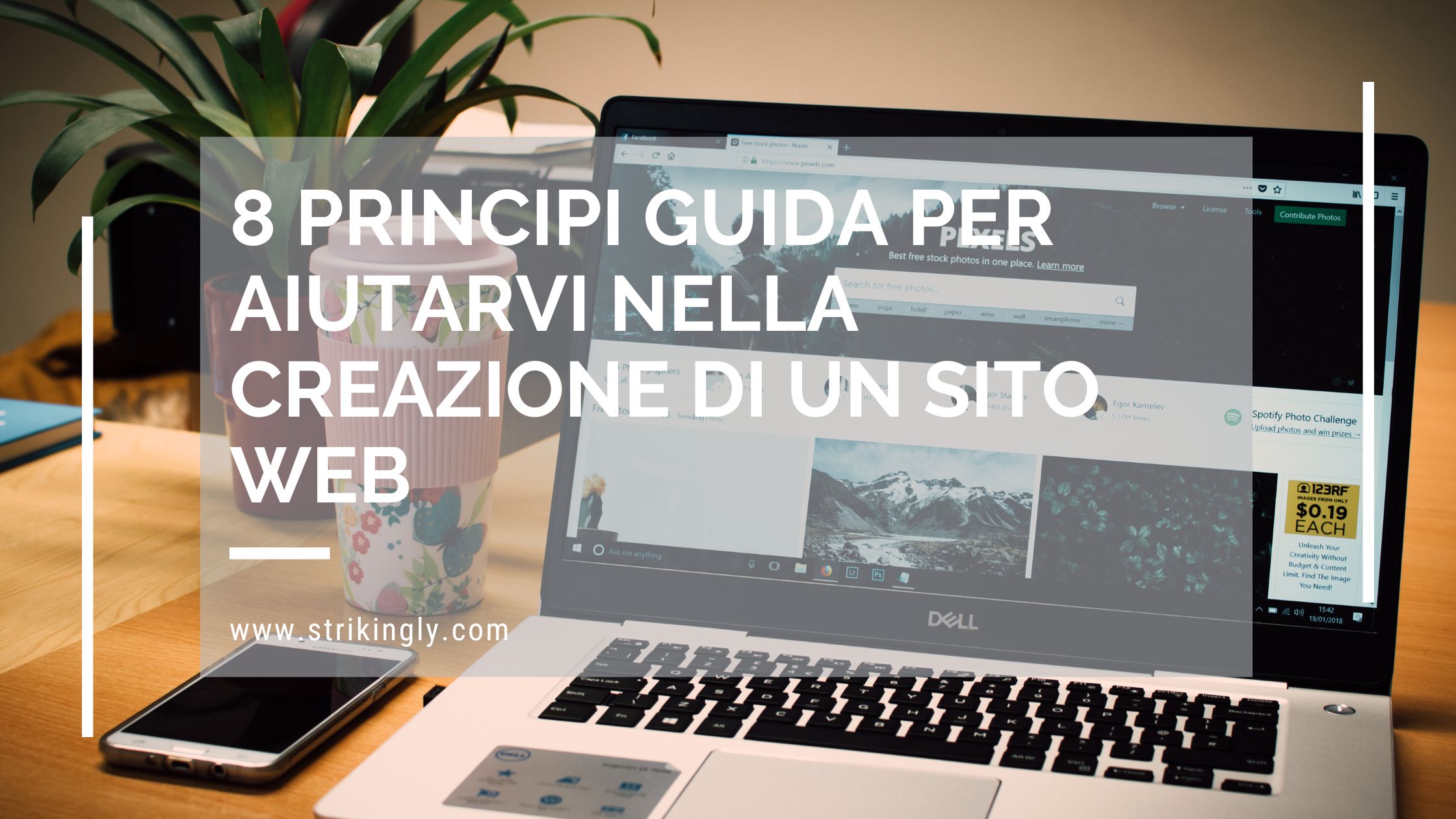 8 principi guida per aiutarvi nella creazione di un sito web - Creare il Tuo Sito - Strikingly