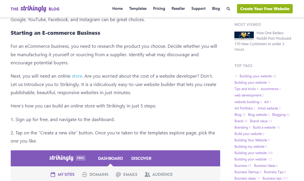 10 Tips to Gain More Blog Readers - Building Your Website - Strikingly