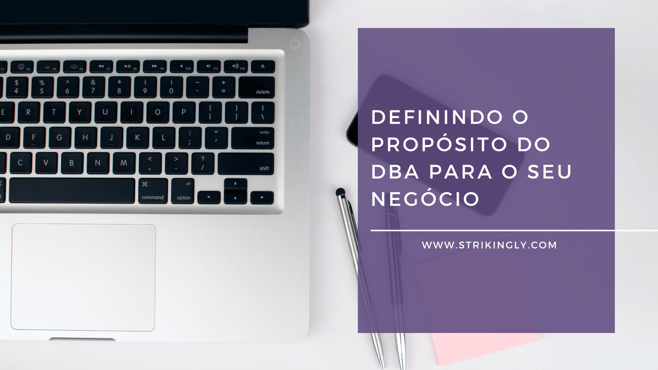 Definindo o propósito do DBA para o seu negócio - Construindo Seu Site ...