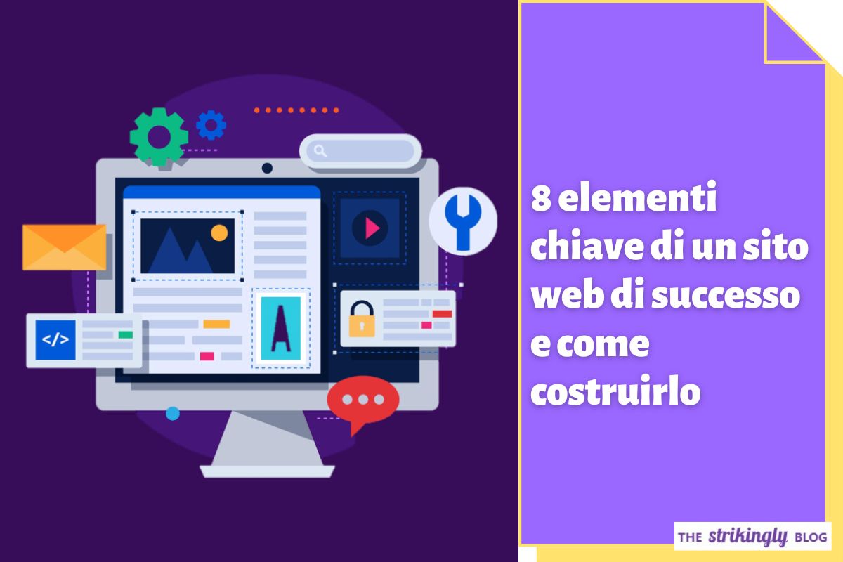 8 elementi chiave di un sito web di successo e come costruirlo - Creare il Tuo Sito - Strikingly