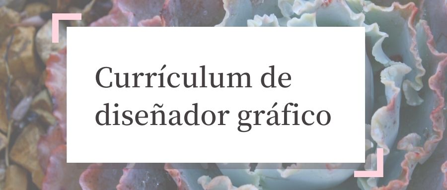 Currículum de diseñador gráfico: Ideas creativas para conseguir el ...