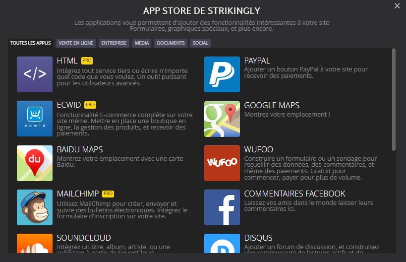 Le Guide Complet pour Apprendre à Intégrer Jotform à votre Site Web Strikingly - Créer votre ...