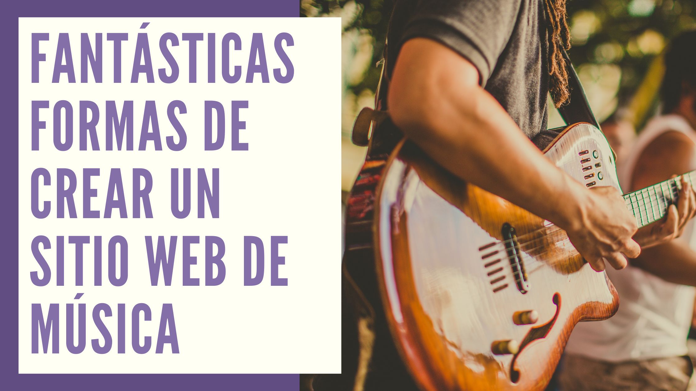 Fantásticas formas de crear un sitio web de música - Crear Tu Sitio Web ...