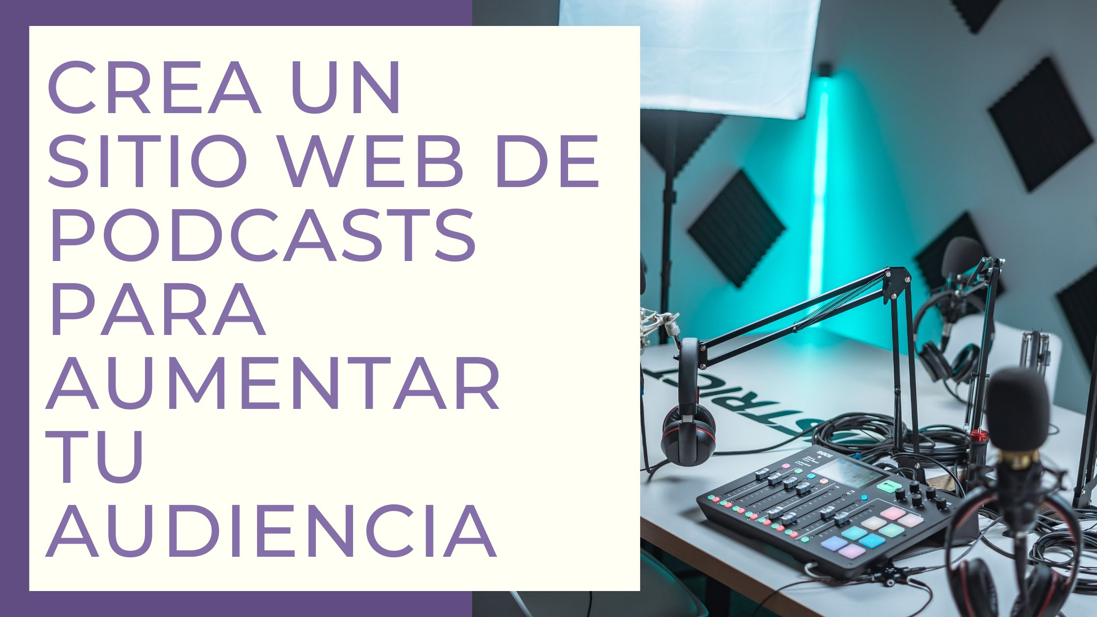 Crea un sitio web de podcasts para aumentar tu audiencia - Crear Tu Sitio Web - Strikingly