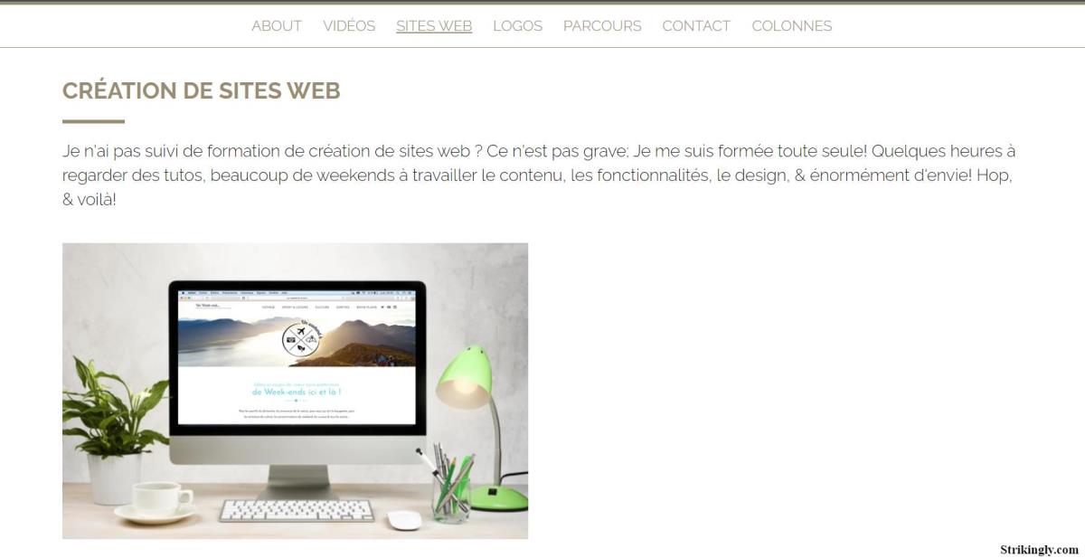 Améliorer votre présence sur le web : Stratégies de réussite - Créer votre site web - Strikingly