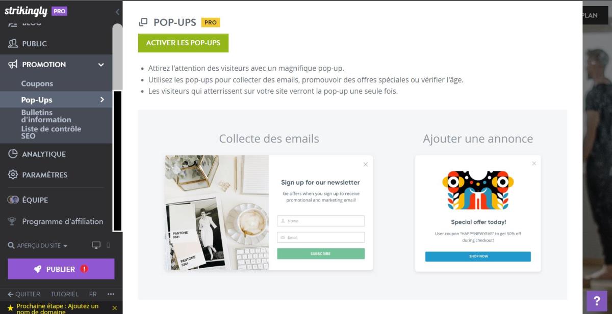 Apprenez à connaître la pop-up de site web et pourquoi votre plateforme ...