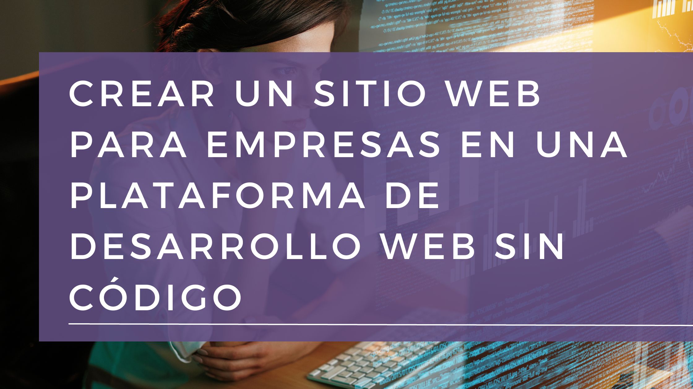 Crear un sitio web para empresas en una plataforma de desarrollo web ...