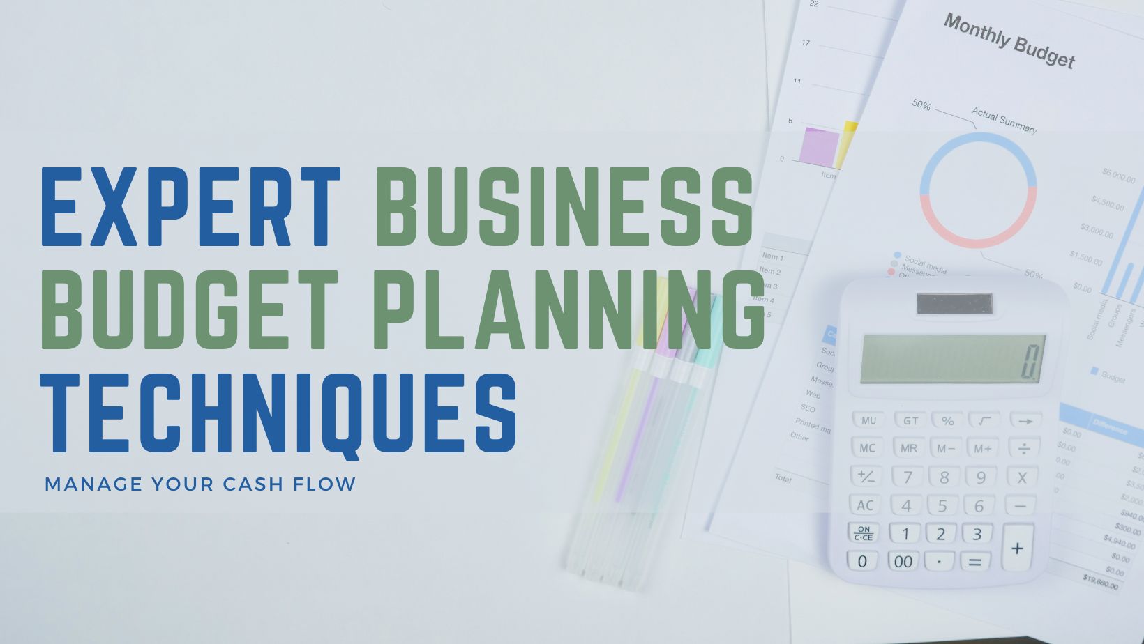 Expert Business Budget Planning Techniques - Building Your Website ...