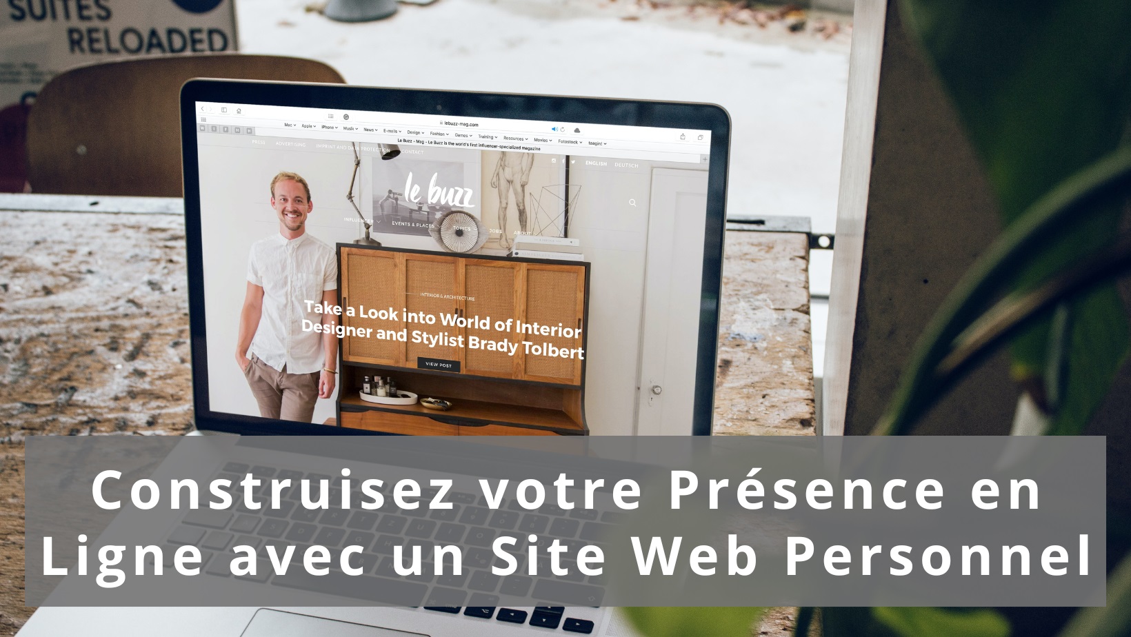 Construisez votre Présence en Ligne avec un Site Web Personne - Créer ...