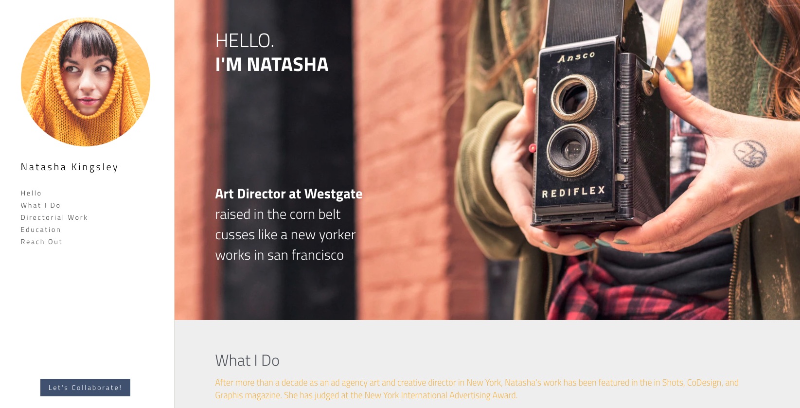 Beginner's Guide to DIY Photography - Building Your Website - Strikingly