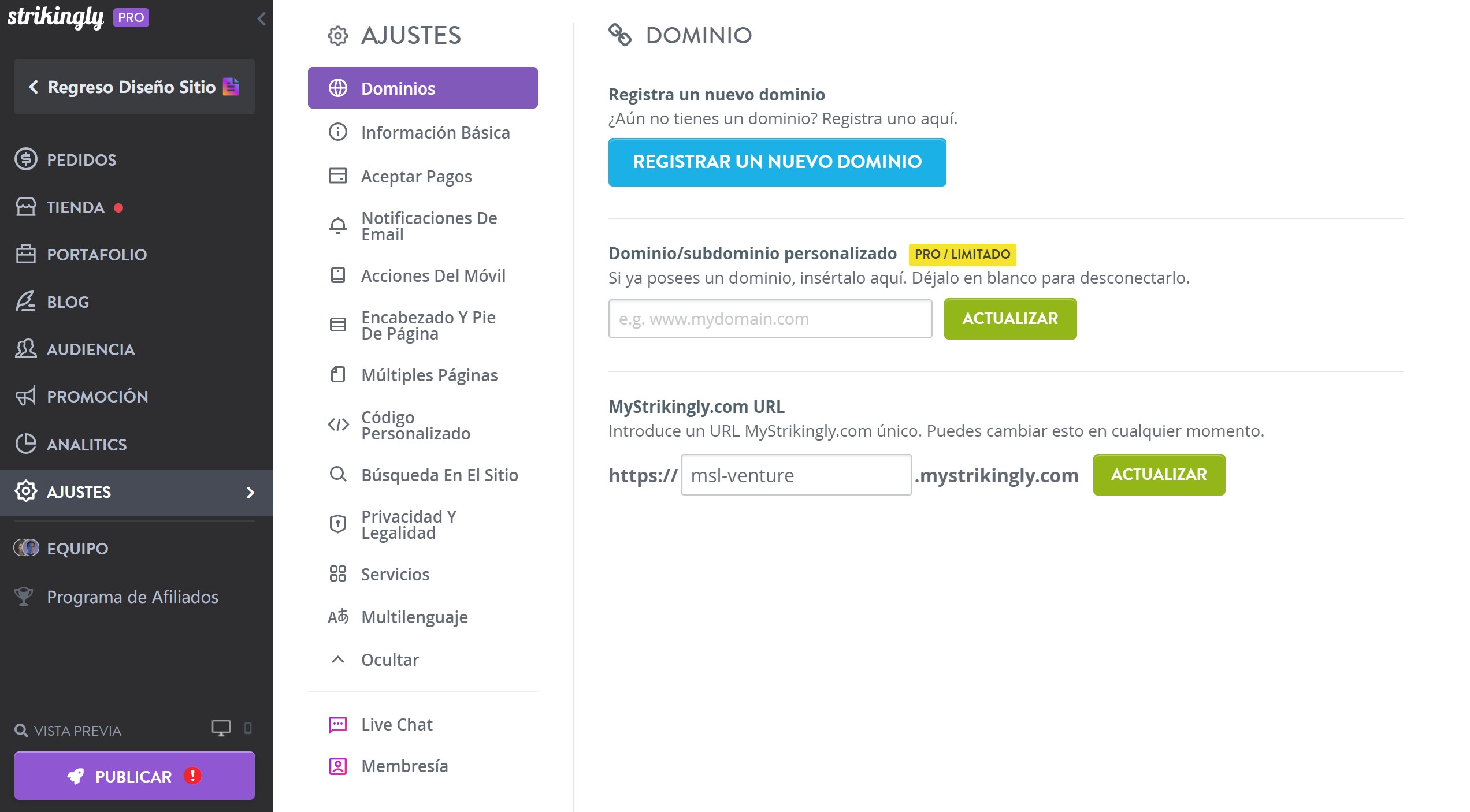 Elementos clave de un sitio web sin fines de lucro - Crear Tu Sitio Web - Strikingly