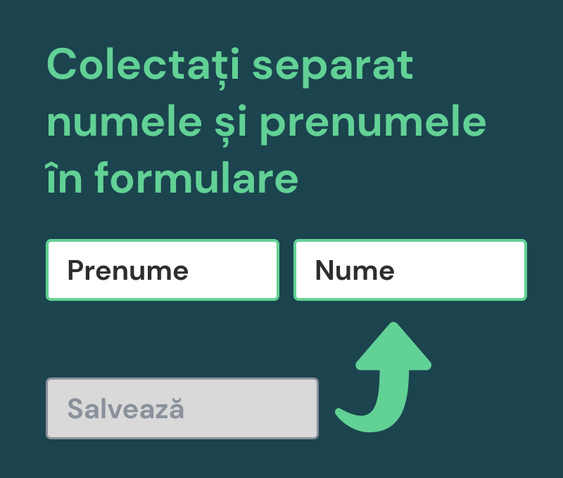 Colectați separat numele și prenumele în formulare - Actualizări ...