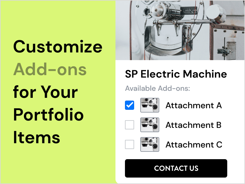 Customize Add-ons for Your Portfolio Items (VIP only) - Updates ...