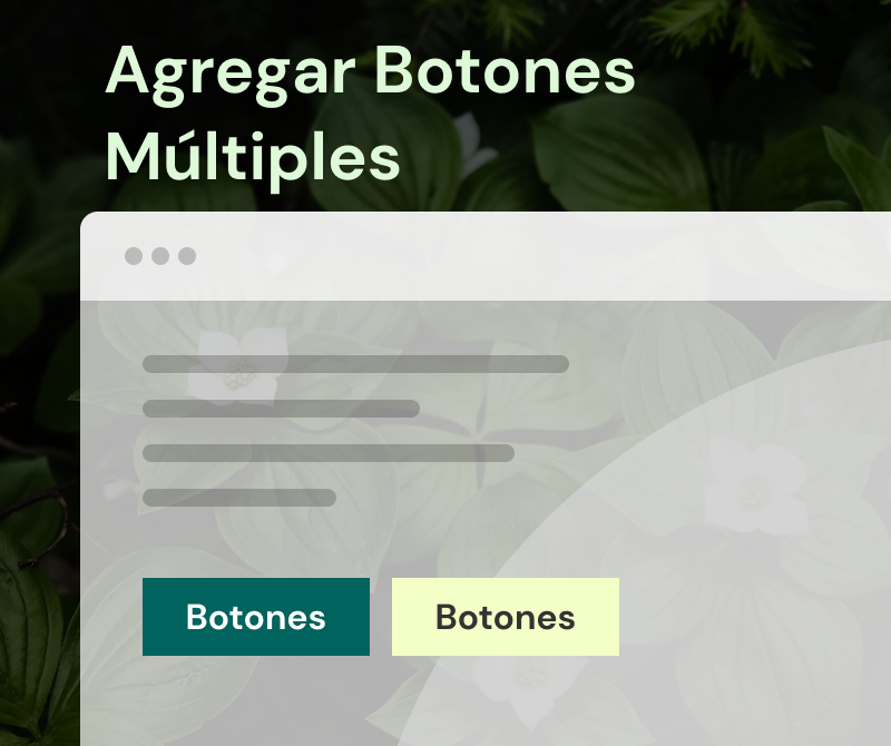 Agregar botones múltiples - Actualizaciones - Strikingly